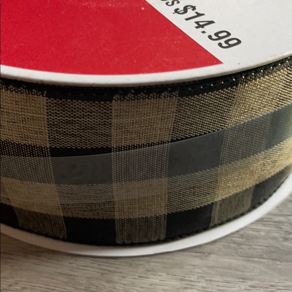 Celebrate It | Holiday | Celebrate It Black Tan Wired Ribbon | Poshmark